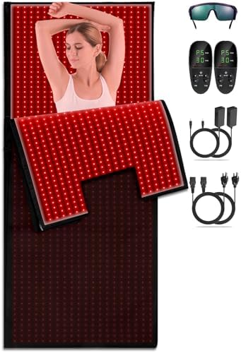 Amazon.com: iTHERAU Large Red Light Therapy Blanket 2460 LEDs Infrared ...