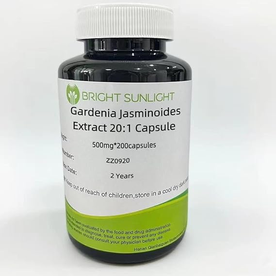Amazon.com: Bright sunlight Gardenia Jasminoides Extract 20:1 Capsule ...