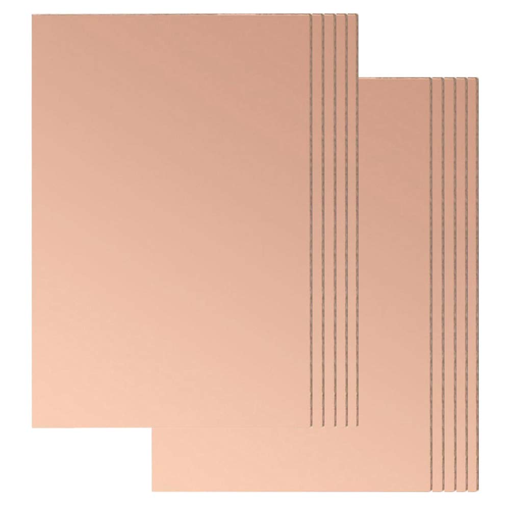 PoiLee 10PCS Copper Clad PCB Double Sided FR4 Laminate PCB Circuit ...