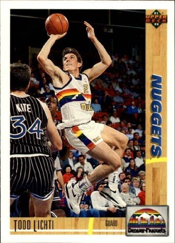 Amazon.com: 1991-92 Upper Deck #299 Todd Lichti NBA Basketball Trading ...