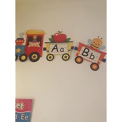 Alphabet Train Bulletin Board Set Animals Alphabet India | Ubuy