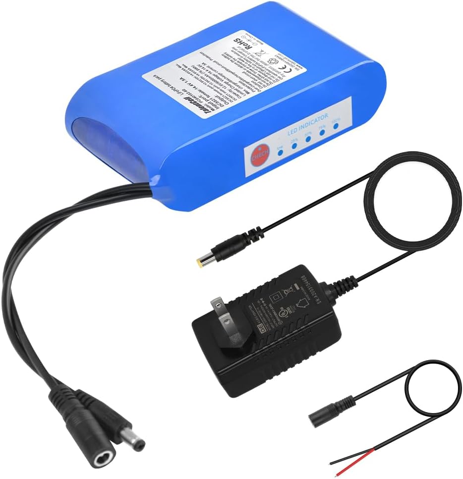 Amazon.com: Talentcell 12V 6Ah LiFePO4 Battery Pack, 3000+ Cycles ...