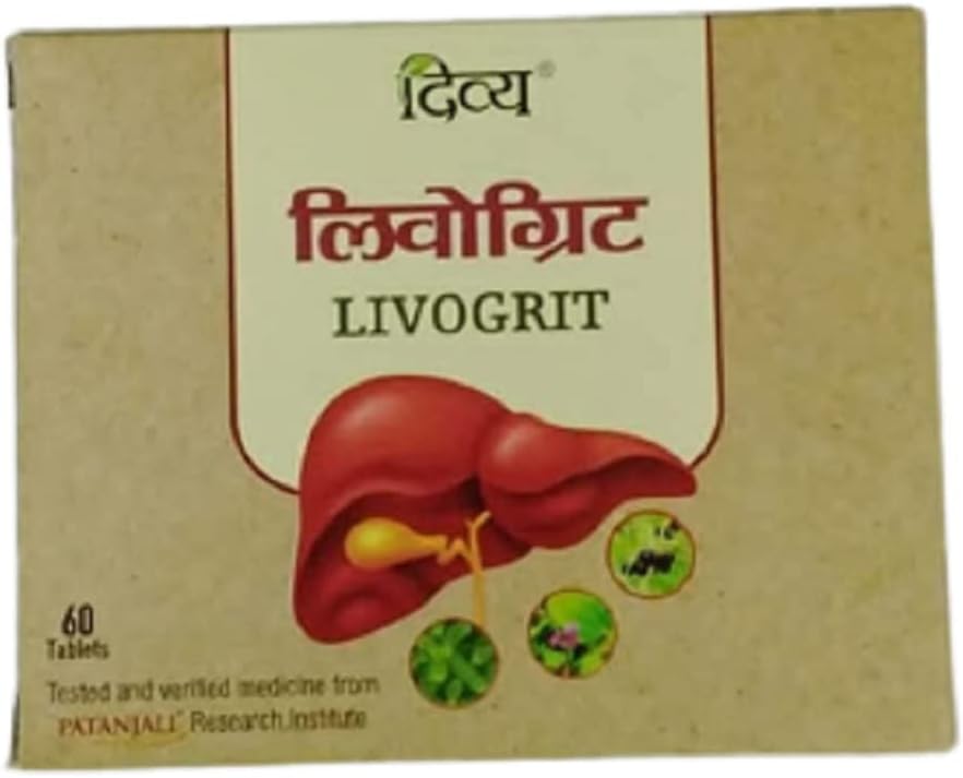 Amazon.com: Patanjali Divya Livogrit Tablet 60 Tablets : Health & Household
