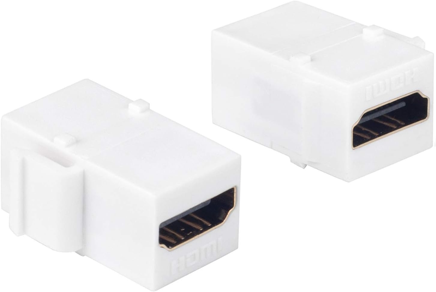 Amazon.com: Keystone Jack Inserts, 2 Pack Keystone HDMI Adapters ...