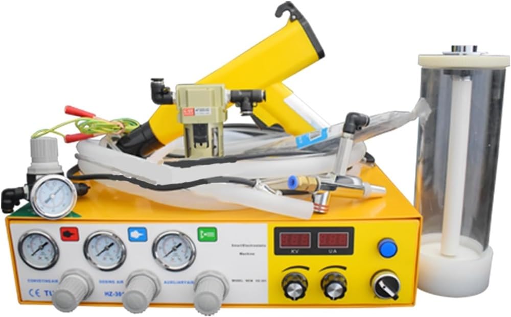 Amazon.com : Portable Powder Coating Paint Gun,Electrostatic Powder ...