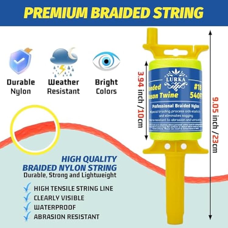 LURKA #18 Mason Line String with Post & Pipe Level & Thailand | Ubuy