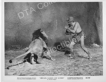 MOVIE PHOTO: HERCULES, SAMSON AND ULYSSES-KIRK MORRIS-B&W-8x10 STILL FN ...