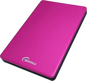 Sonnics 500GB (512GB) Pink External Solid State Drive (Portable SSD ...