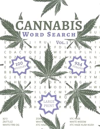 Amazon.com: Cannabis Strains Word Search: Vol. 1: 9798862254877 ...