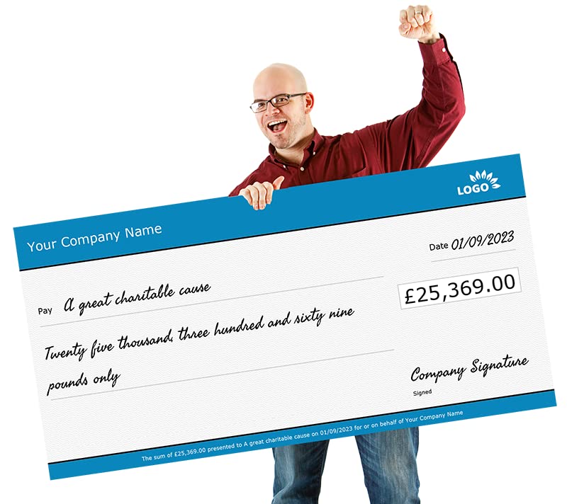 XXL Large Presentation Cheque | Charity and Donation Cheque (XXL ...