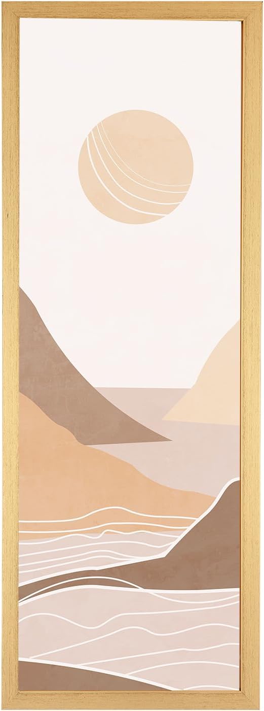 Amazon.com - 12x36 Frame Gold, Modern 36x12 Picture Poster Frame ...