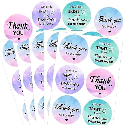 2 inch Appreciation Thank You Stickers Just a Little Treat for You to ...