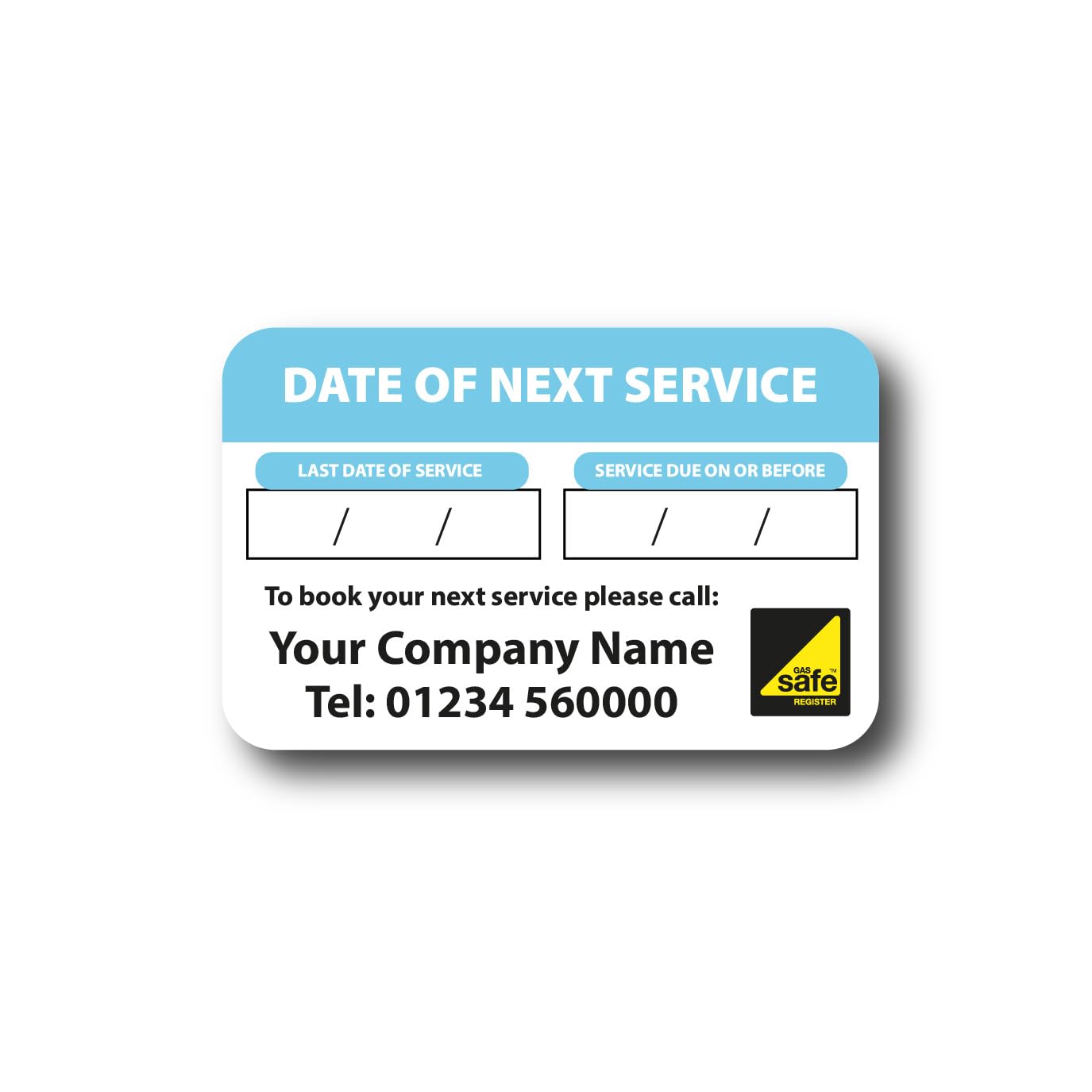 120 x Custom Appliance Service Reminder Stickers Labels for Plumber ...