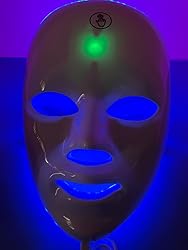Amazon.com : SUERBEATY Red Blue Light Mask For Face, 7-1 Colors Red ...