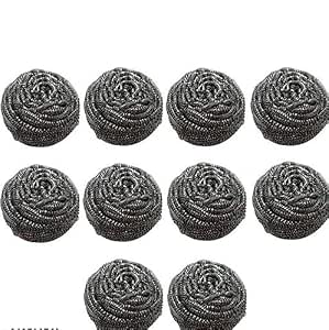 Stainless Steel Scrubber Metal Dish Scrub Pad Sponges for Kitchen ...
