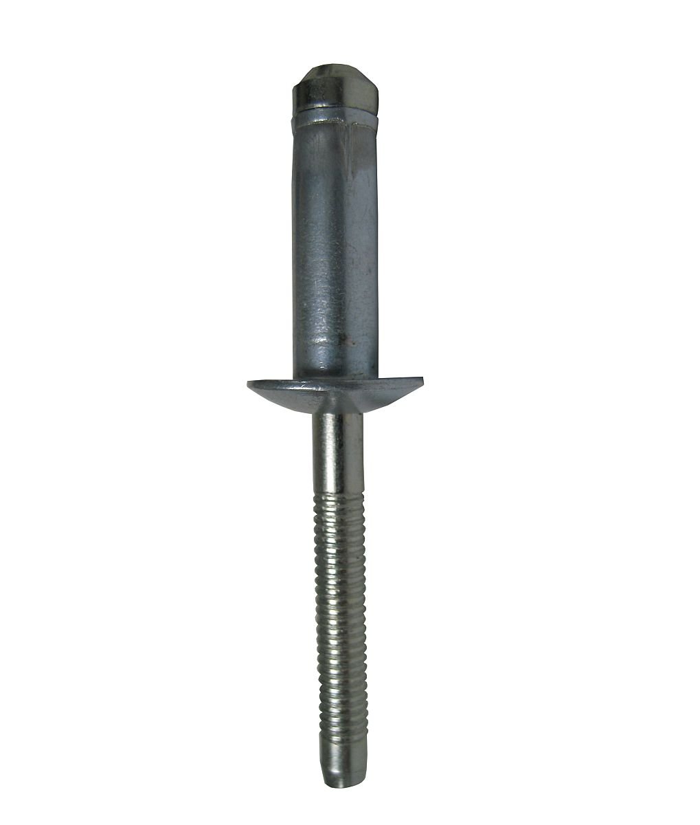 Structural Steel Blind Rivet with Steel Mandrel, PROTRUDING Head, .255 ...