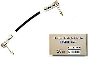 Amazon.co.jp: Sound MOMOギターパッチケーブルP1LL 【 モガミ MOGAMI 2524 】黒 20cm : 楽器・音響機器
