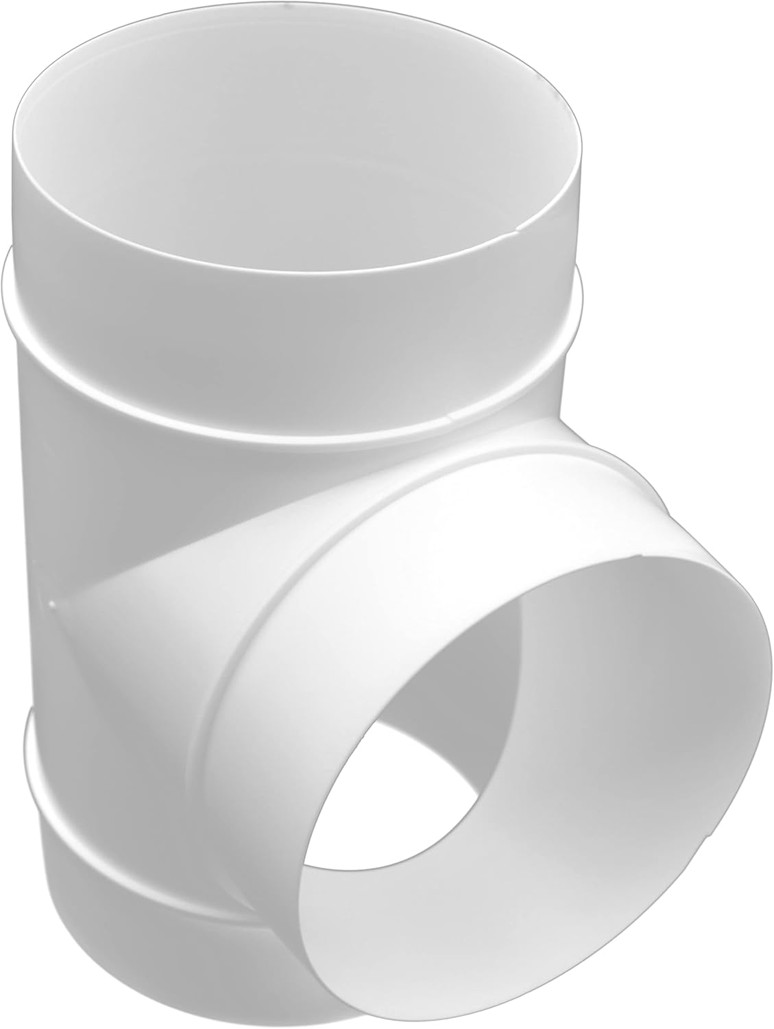 H&C VENT Pipe Connector T-Piece 4 Inch for Ventilation Duct PVC ...