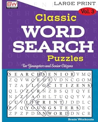 Classic WORD SEARCH Puzzles: Perfectly created to provide hours of ...