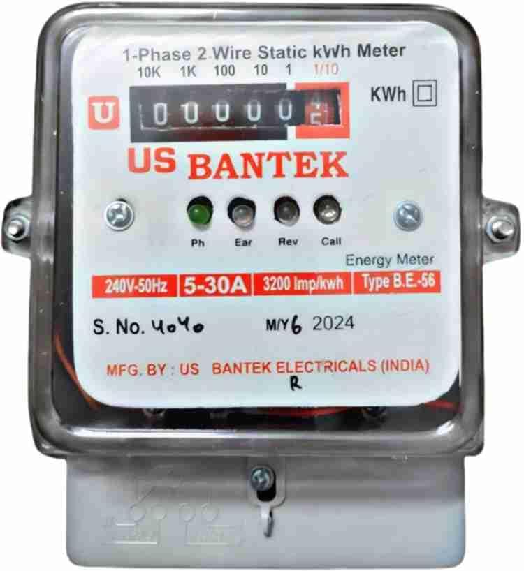 Generic Sub Meter - Power India Meters DublePhase Electrical Energy Sub ...