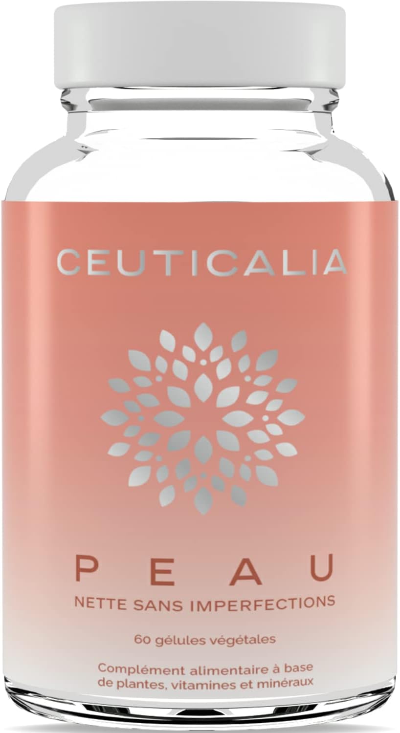 Complément Alimentaire Peau - Anti Point Noir, Acné, Peau Grasse, Peau ...