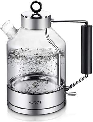 Amazon.com: ASCOT Electric Kettle, Electric Tea Kettle Hot Water Kettle ...