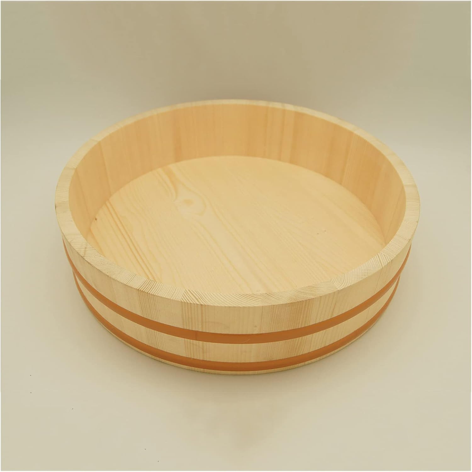saKlnM-yRz 12 Sizes Large Wooden Hangiri Sushi Oke Rice Mixing Bowl/Tub ...