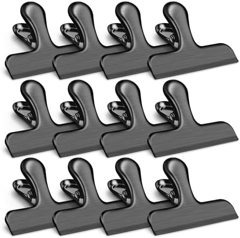 Amazon.com: Pack of 8 Bag Clips, Stainless Steel and Heavy Duty Metal ...