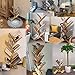 Amazon.com: NA 8-Tier Bamboo Tree Modern Bookshelf, Creative Curved ...