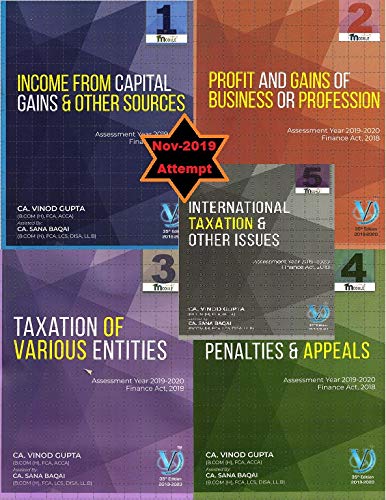 Buy VG Learning Destination's Direct Tax Modules For CA Final For Nov ...