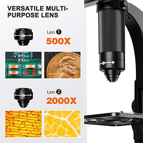 Snapklik.com : LCD Digital Microscope - 2000X Biological Microscope