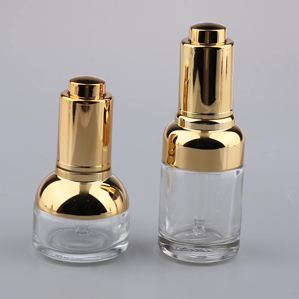 Buy GAH 2x Empty Dropper Bottles Essential Oils Dispenser Perfume ...