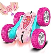 Amazon.com: Remote Control Car: Double Sided 360°Rotating 4WD RC Cars 2 ...