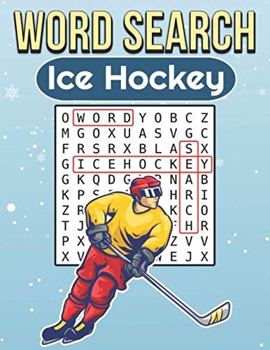 Ice Hockey Word Search: Large Print Word Search Puzzle Book Ice Hockey ...