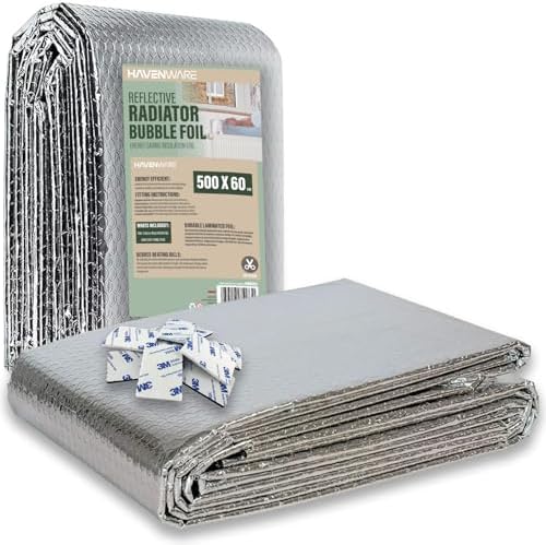HAVENWARE Radiator Reflector Foil 5m x 60cm – High-Performance Heat ...