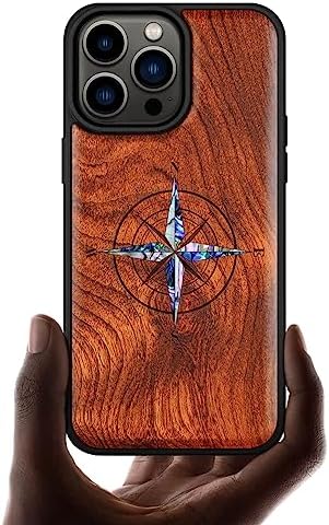 Amazon.com: Carveit Designer Wooden Protective Case for iPhone 14 Pro ...