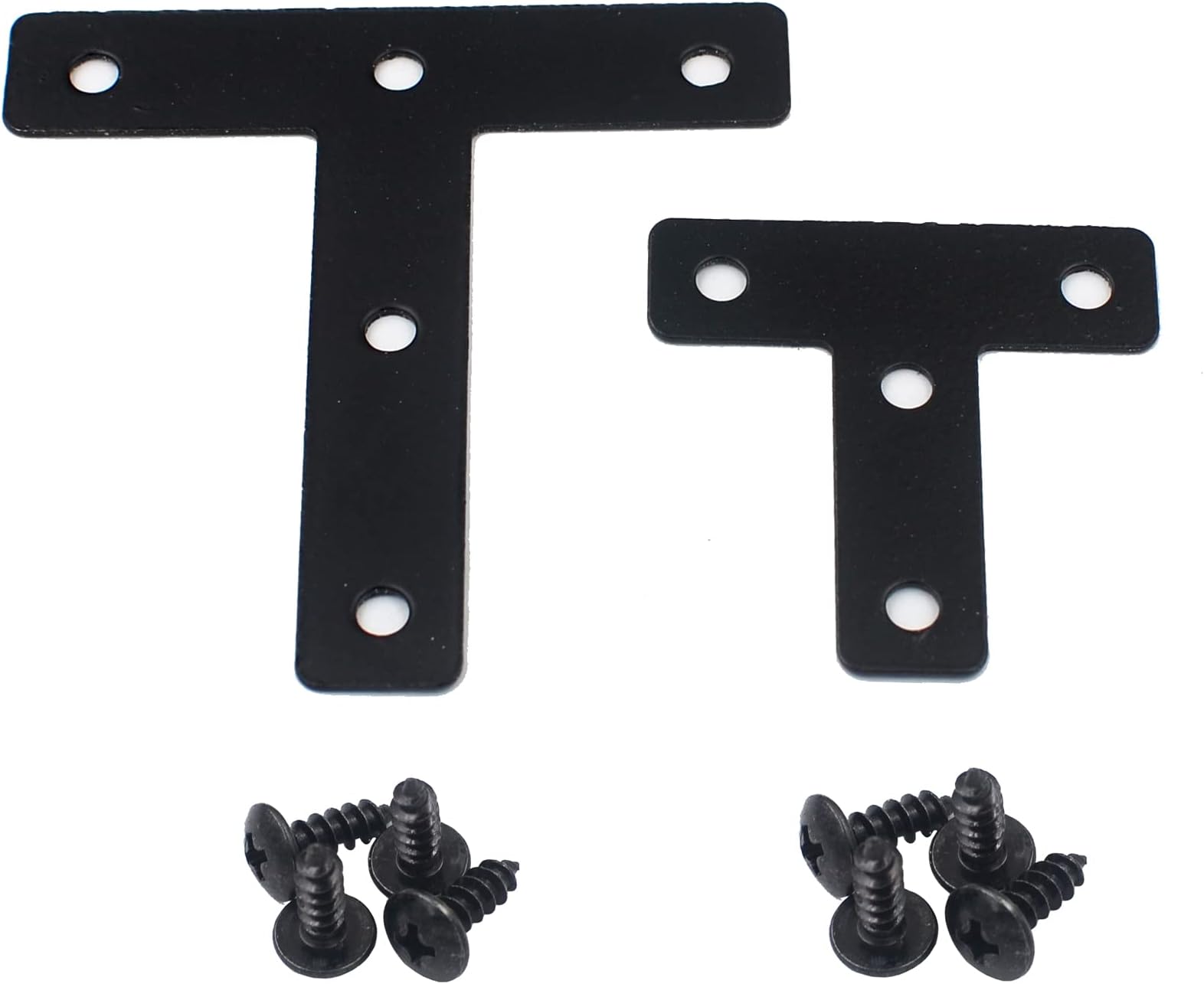 Amazon.com: DGOL 20 Packs Two Sizes 3-1/8 inch and 2 inch "L" Black ...