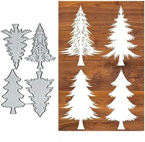 Christmas Tree Metal Die Cuts,Merry Christmas Tree Snow Cutting Dies ...