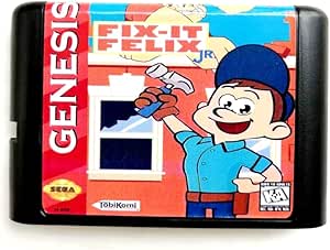 Royal Classic Fix It Felix 16 bit MD Memory Card for Sega Mega Drive 2 for Sega Genesis ...