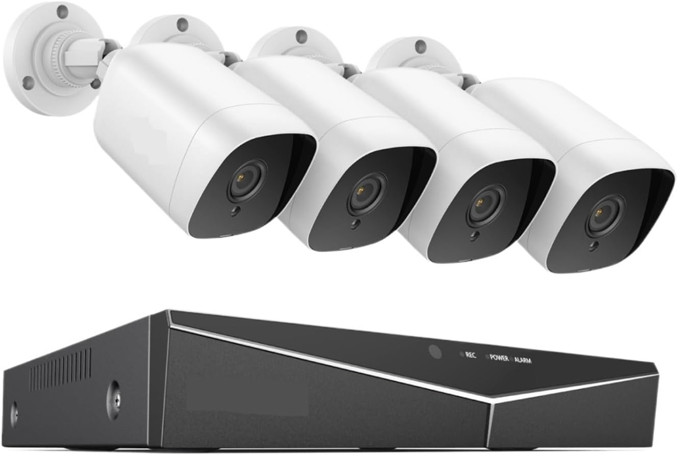 Home CCTV System, 4CH 1080P Video Security System With 1080N DVR ...