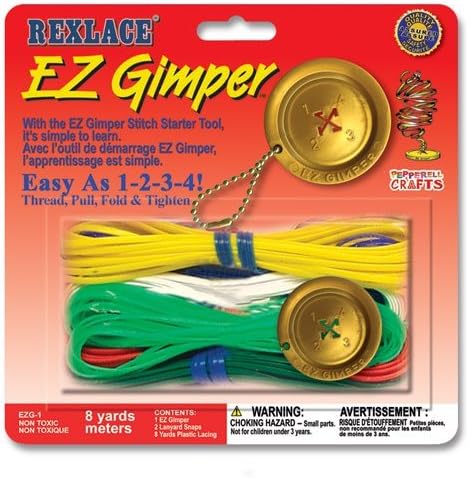 Amazon.com: Pepperell Rexlace EZ Gimper Starter Tool 8 Yards Plastic ...