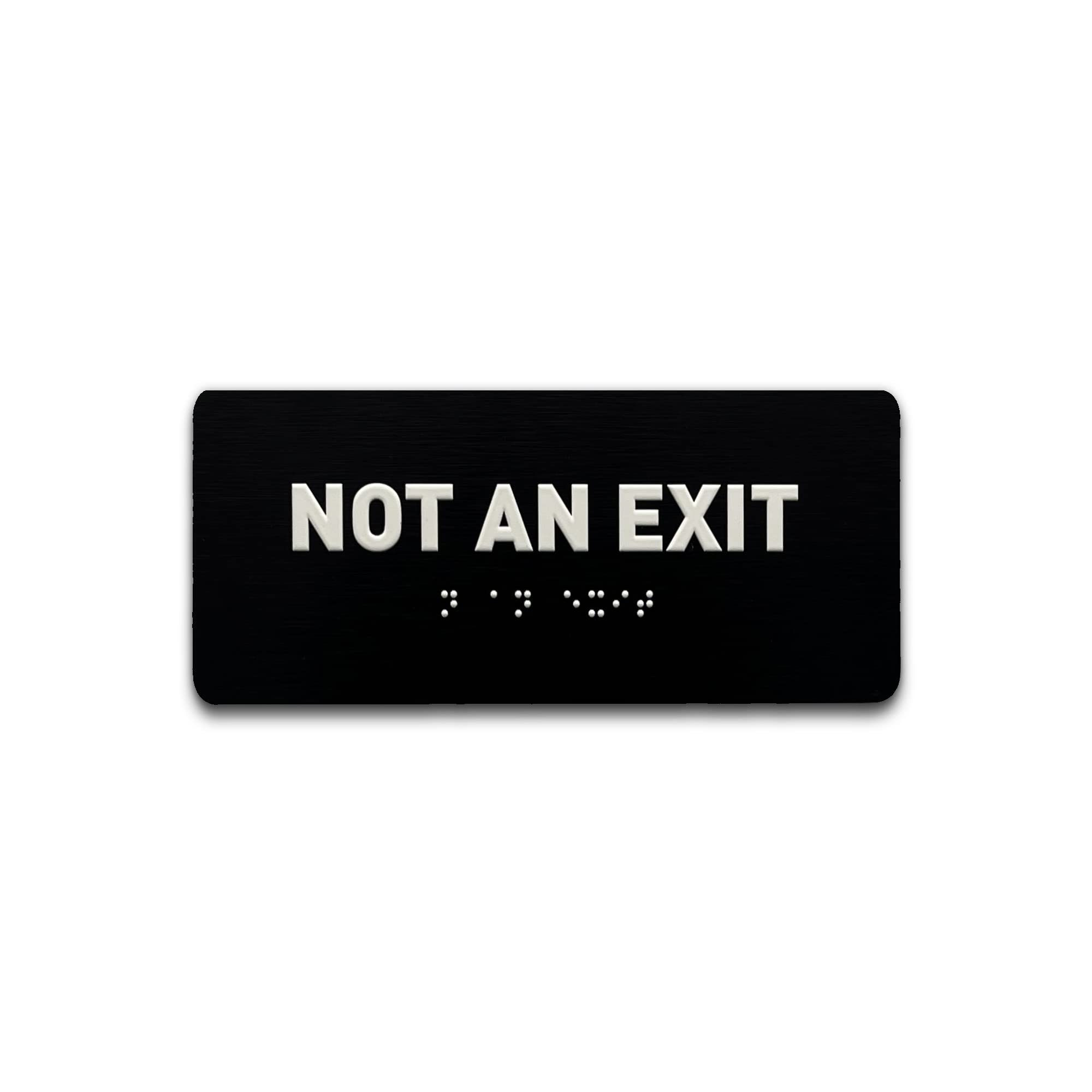 Amazon.com: Not An Exit Identification Sign - ADA Compliant Sign ...