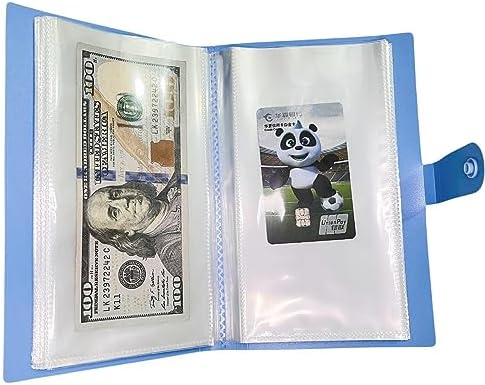 Amazon.com : Money Saving Binder Book, 50Pages Clear Currency Sleeves ...