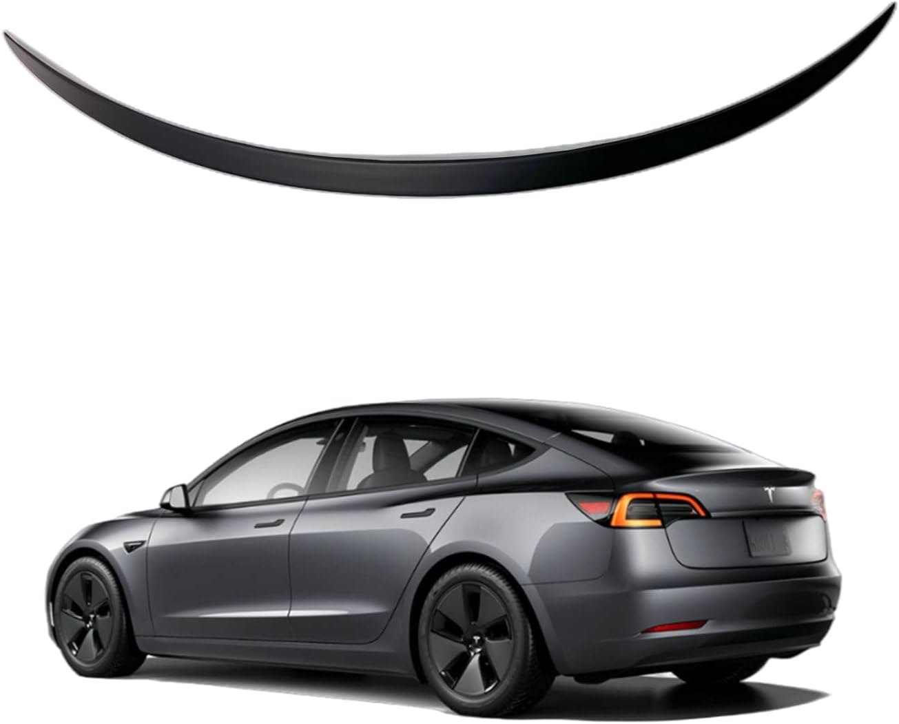 Amazon.com: HADAXT Fit Tesla Model 3 Rear Spoiler Wing Model 3 Original ...
