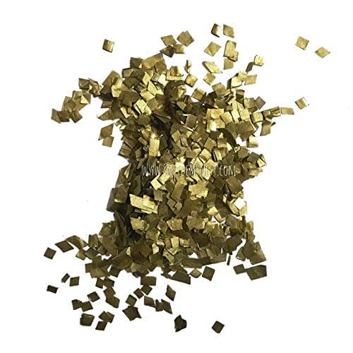 Amazon.com: Metallic Gold Confetti Biodegradable Tissue Paper Wedding ...