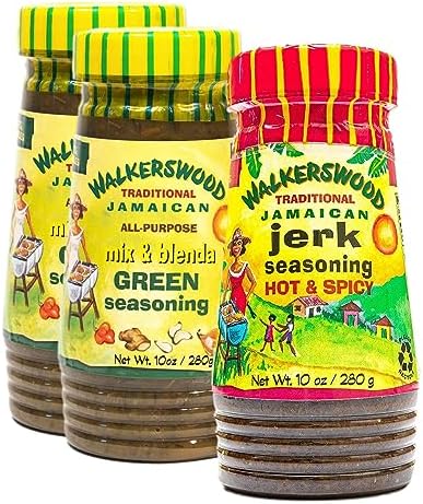 Amazon.com : 2 x Walkerswood Mix and Blenda Green Seasoning, 10 oz ...