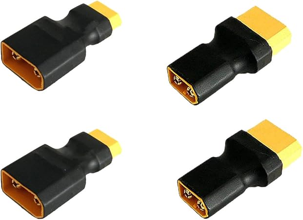 Amazon.com: 2 Pairs XT60 to XT90 Connector RC Male Female Plug no Wire ...