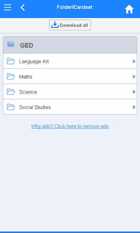 GED Flashcards - App on Amazon Appstore