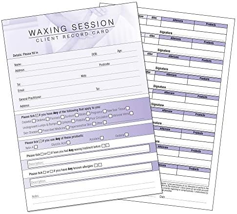 Massage Client Record Card - Treatment Consultation Form for Mobile ...