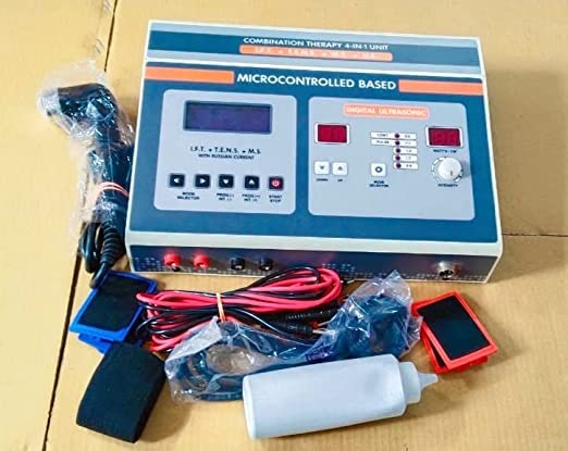 Combination 5 IN 1 LCD 125 Programs Computerized IFT+MS+TENS+US+Deep ...